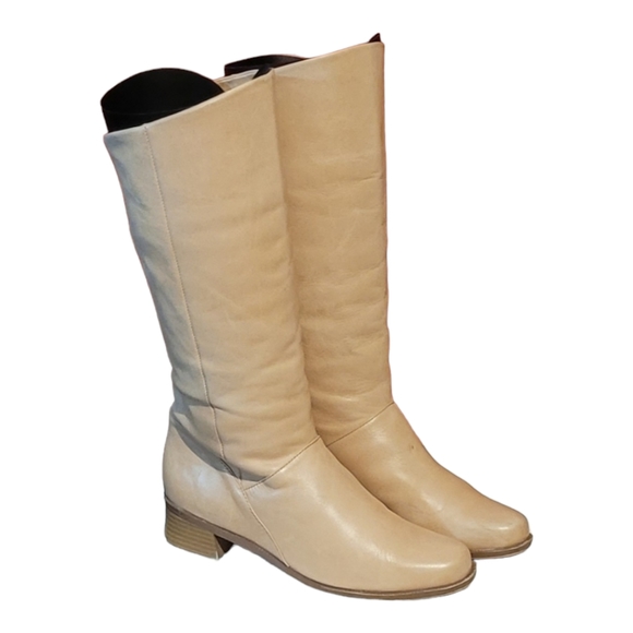 Markon | Shoes | Women Vintage Leather Peanut Butter Brown Pirate Cut ...